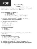 G43S7 and G43S10 Topo Sheets Practice | PDF | Length | Contour Line