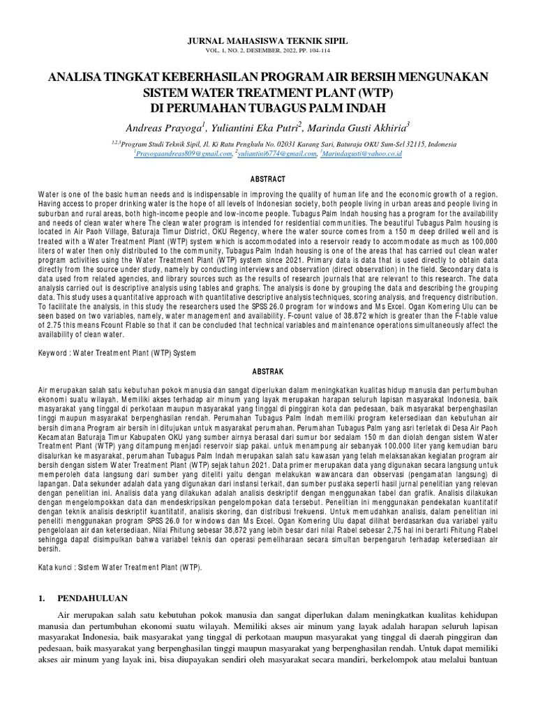 1761-Article Text-3350-1-10-20221221 | PDF | Cronbach's Alpha | Data Analysis