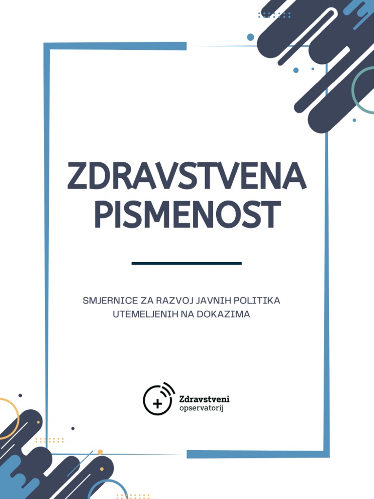 Smjernice o Zdravstvenoj Pismenosti | PDF
