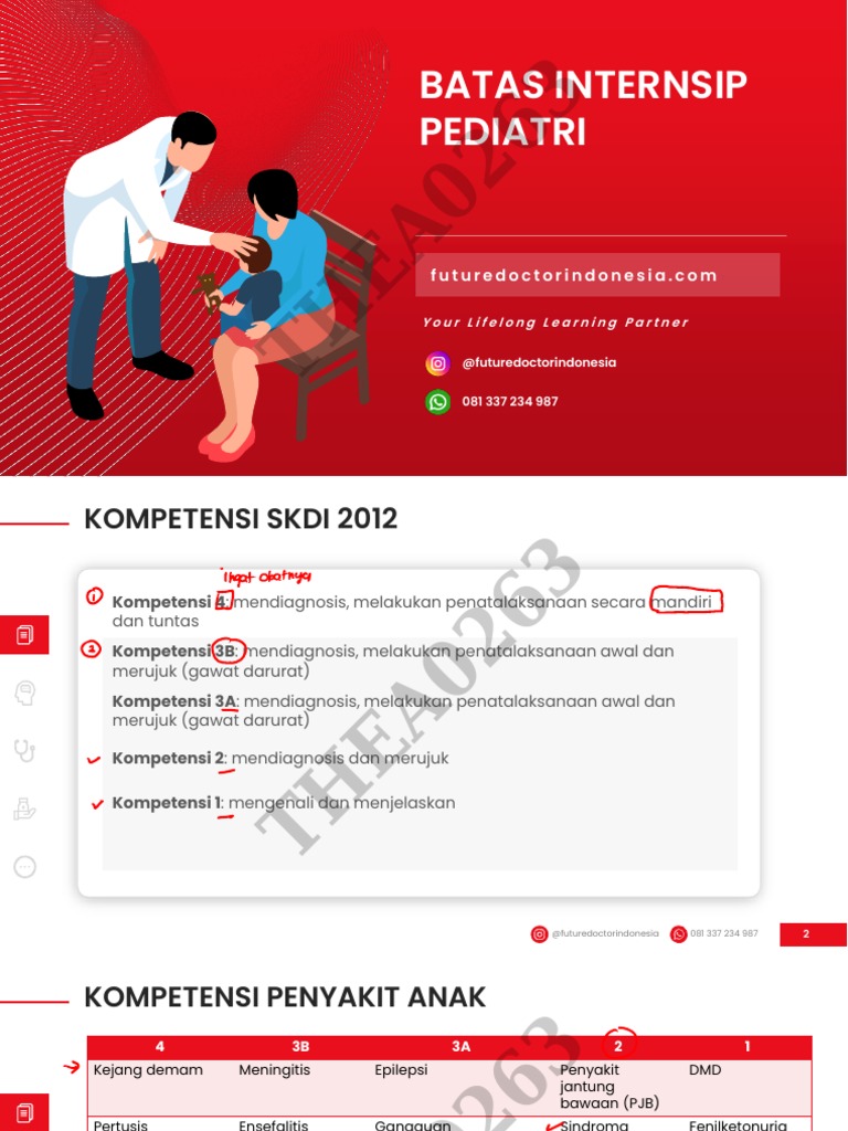 Materi Materi Internsip Fdi Pediatri | PDF