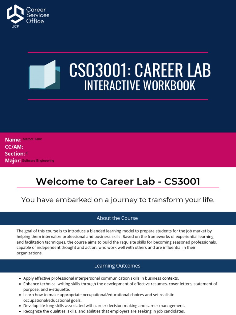 Interactive Workbook - Maroof Tahir L1F20BSSE0419 | PDF | Nonverbal ...