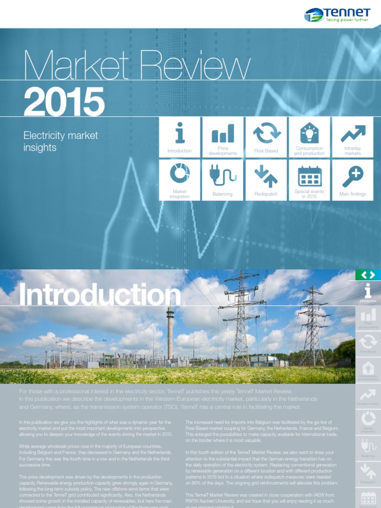 2015 TenneT Market Review 0 | PDF | Electric Power | Power (Physics)