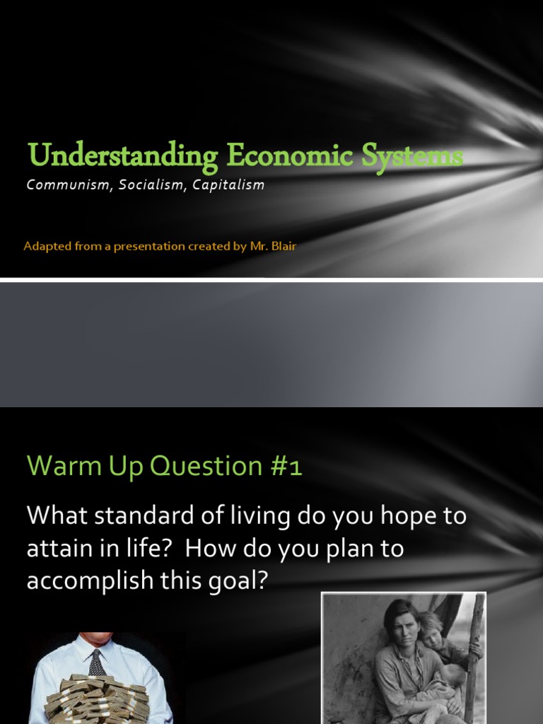 Economic Systems | PDF | Capitalism | Economic System
