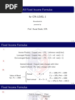 IFT CFA Level I Facts and Formula Sheet 2024 | PDF | Regression ...