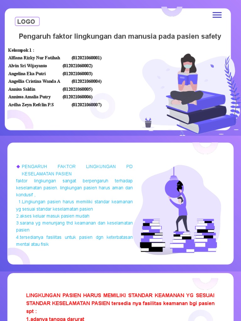 Pengaruh Faktor Lingkungan Dan Manusia Pada Pasien Safety | PDF | Pengembangan Diri | Sains ...