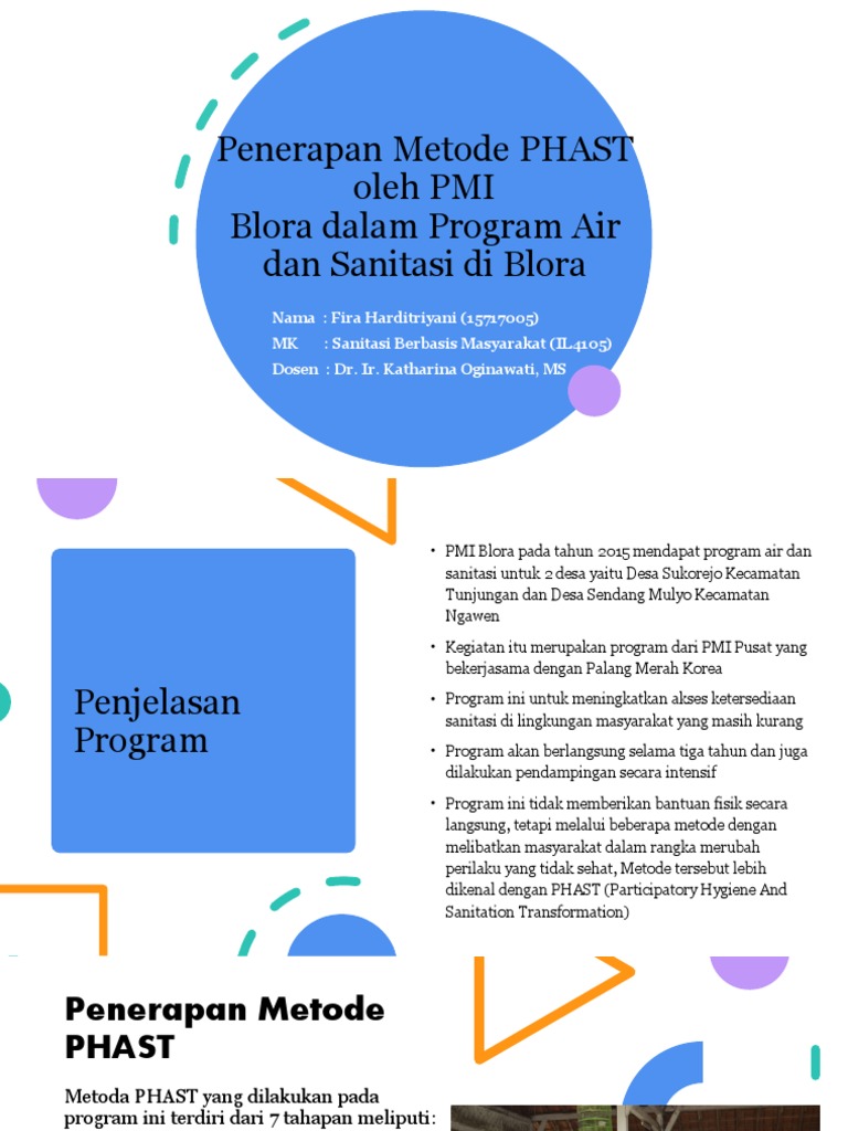 Penerapan Metode PHAST Oleh PMI Blora Dalam Program Air Dan Sanitasi Di ... Penerapan Metode PHAST Oleh PMI Blora Dalam Program Air Dan Sanitasi Di ...
