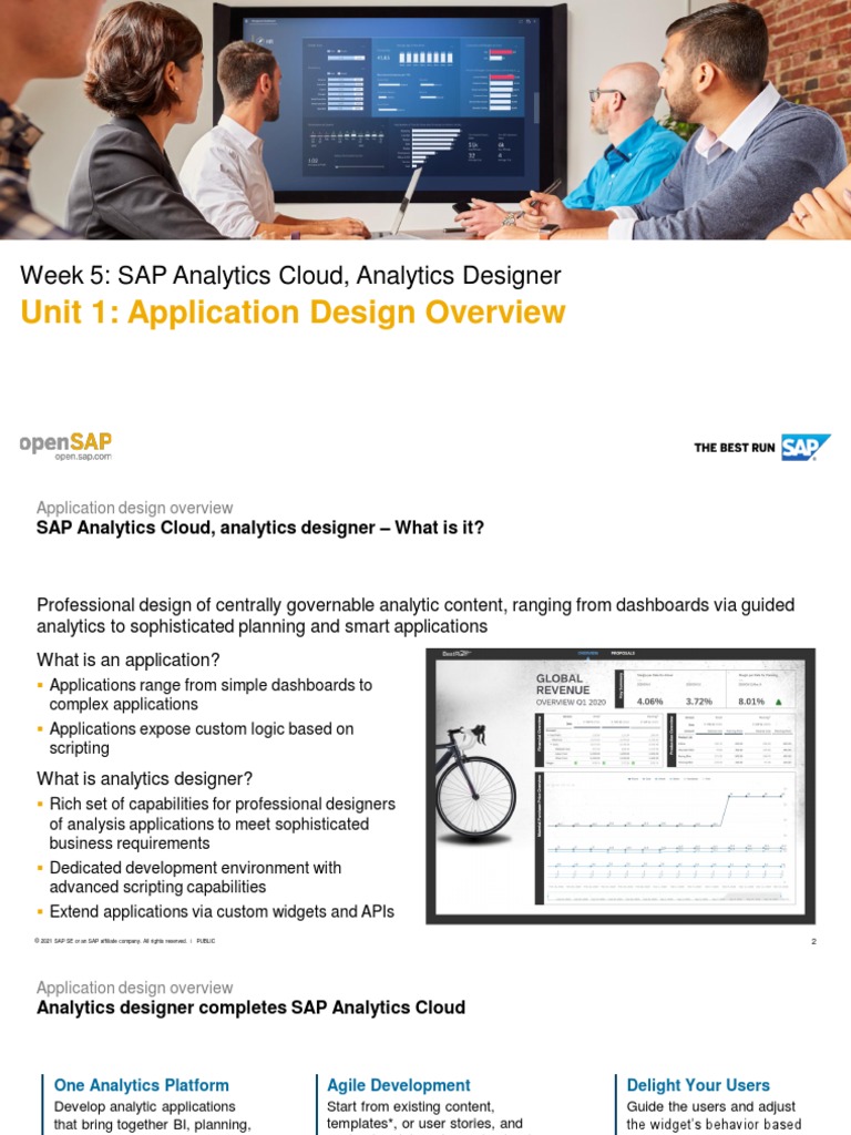 OpenSAP Sac5 Week 5 All Slides | PDF