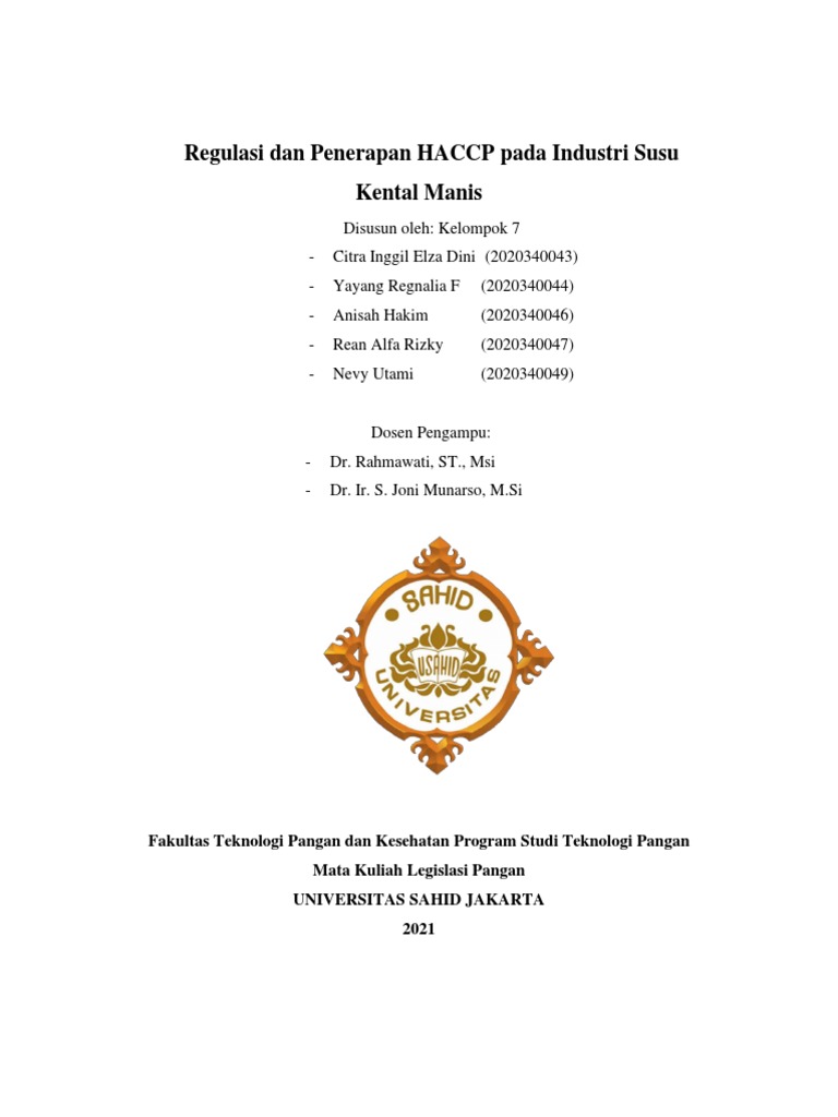 Tugas UTS Paper Industri SKM - Kelompok 7 Done | PDF