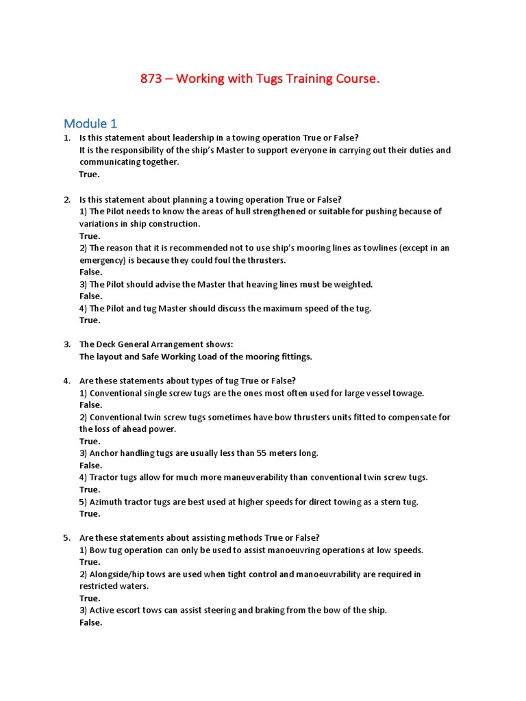 873 - Working With Tugs | Download Free PDF | Tugboat | Anchor