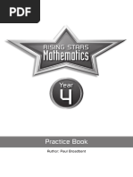 Rising Star Maths Workbook Paul Broadbent Grade 3 | PDF