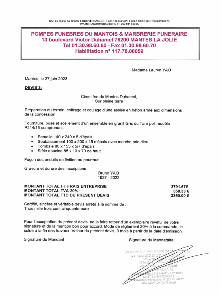 Devis Et Croquis MT P214DR | PDF