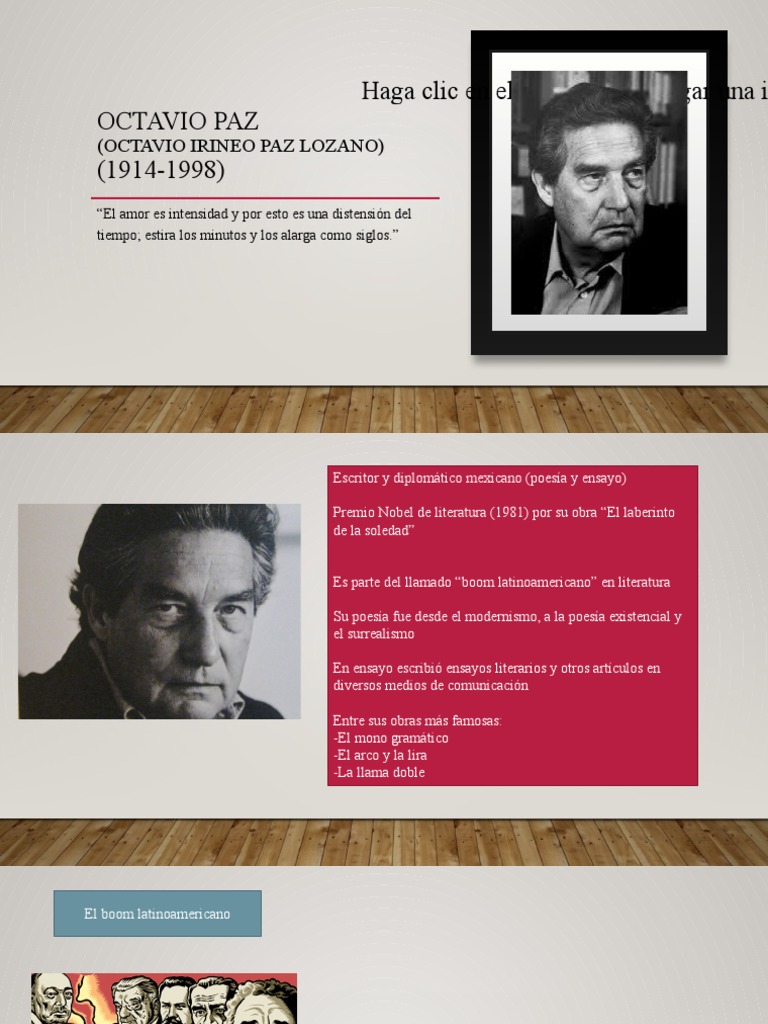 Diapositivas Sobre Octavio Paz | PDF