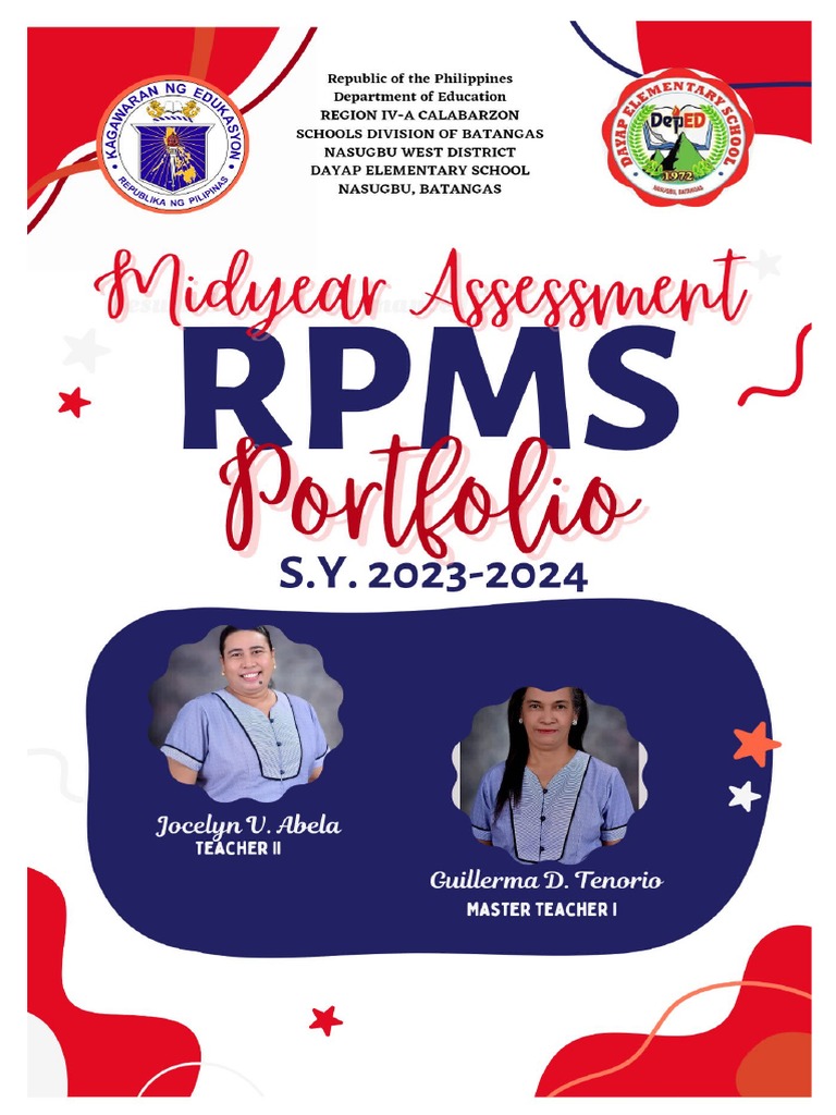 RPMS Cover Page | PDF