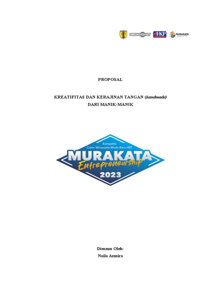Proposal ME2023 - Naila Azmira - Kerajinan Manik-Manik | PDF