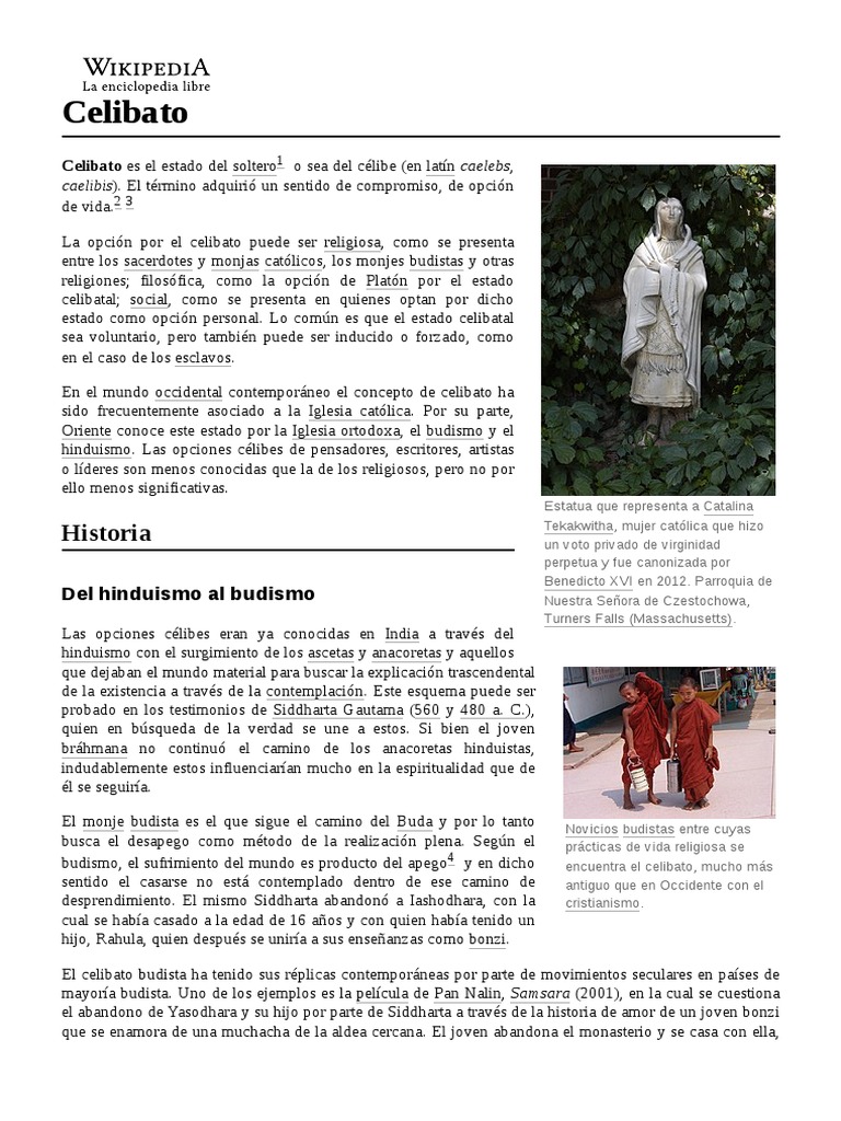 Historia y significado del celibato | PDF | Celibato