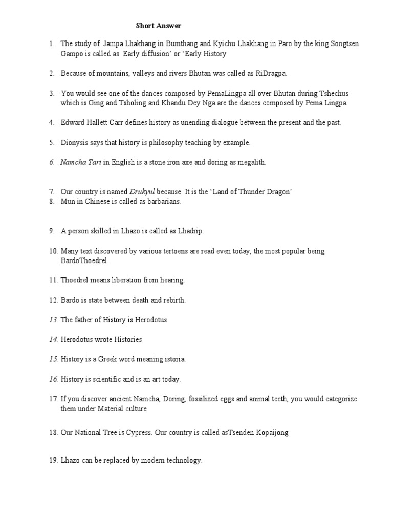 Namcha and Doring: Meanings Explained | PDF | Social Science
