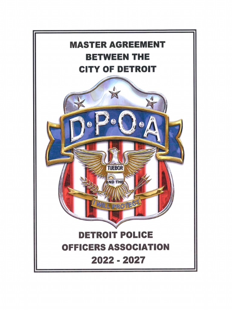 Detroit Police Officers Union Contract | PDF