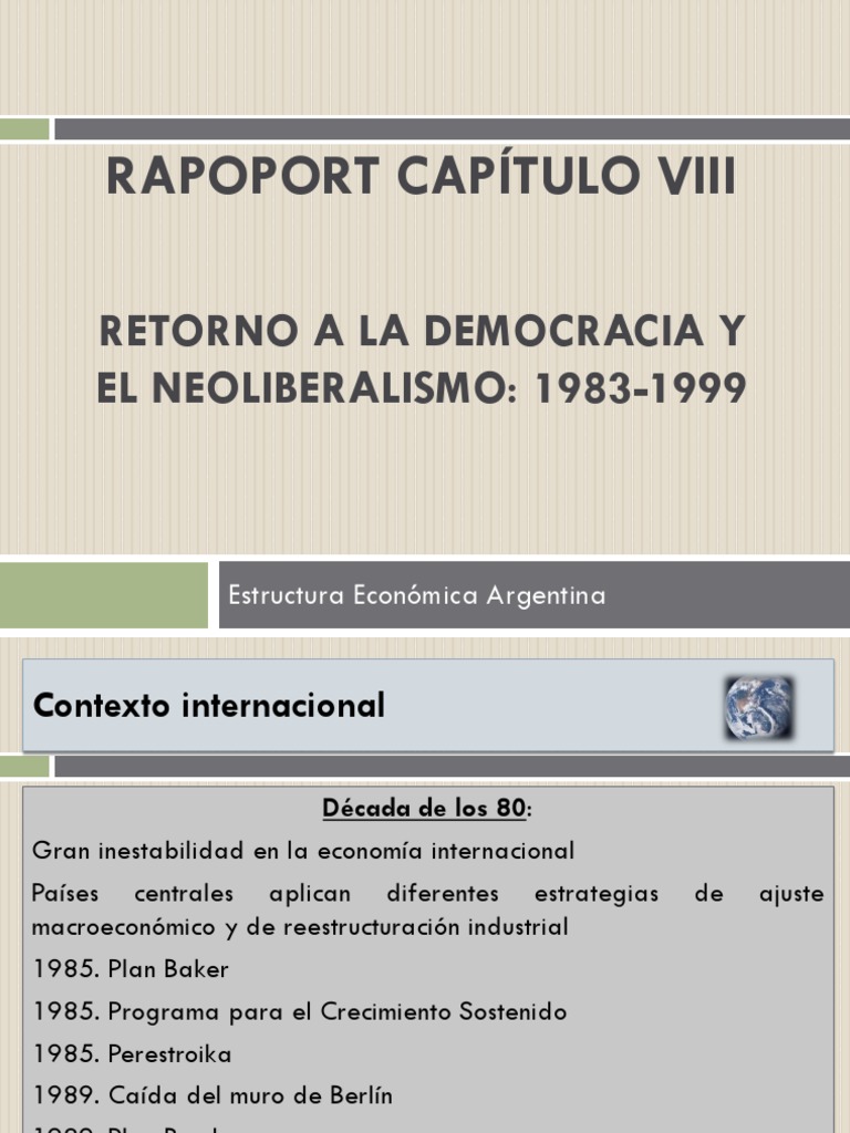 Rapoport Capitulo VIII | PDF