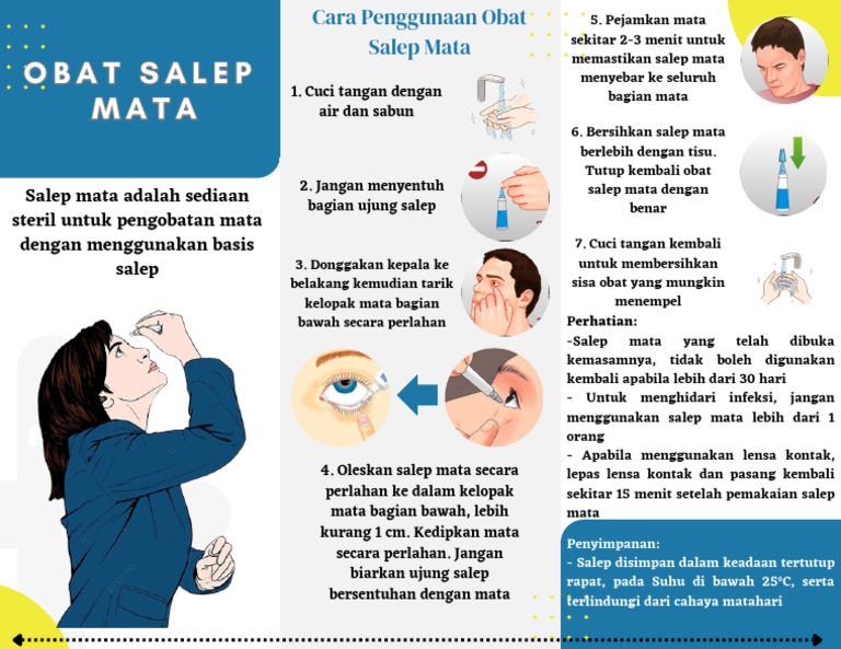Cara Penggunaan Obat Salep Mata | PDF