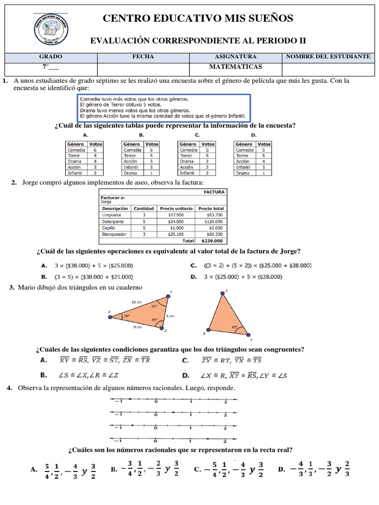 Evaluación Septimo II | PDF | Deportes y recreación Evaluación Septimo II | PDF | Deportes y recreación
