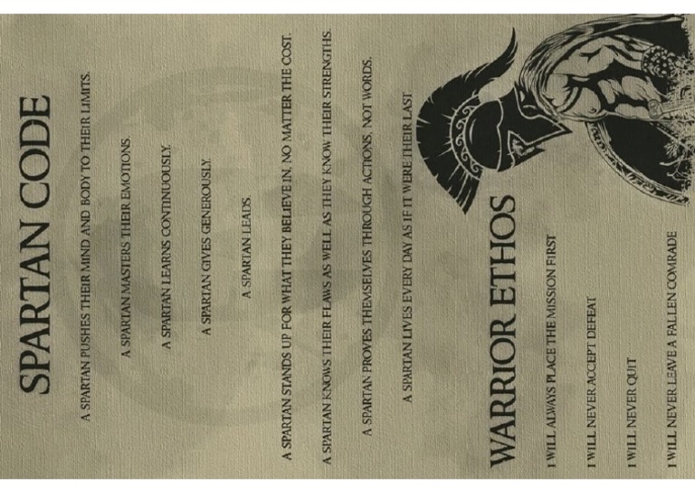 Spartan Code | PDF