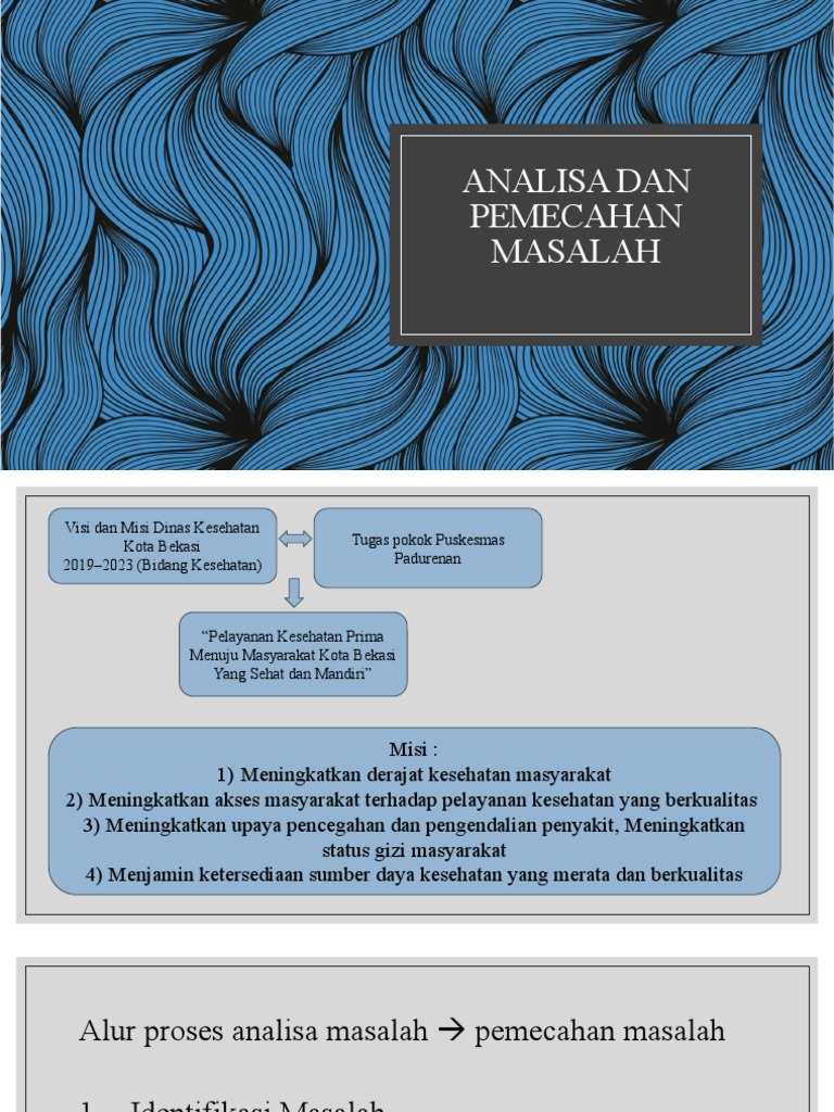 Analisa Dan Pemecahan Masalah | PDF | Kesehatan Holistik