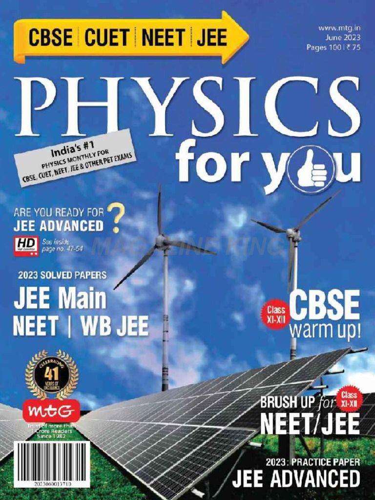 Physics For You TP June - 2023 | PDF | Sports & Recreation