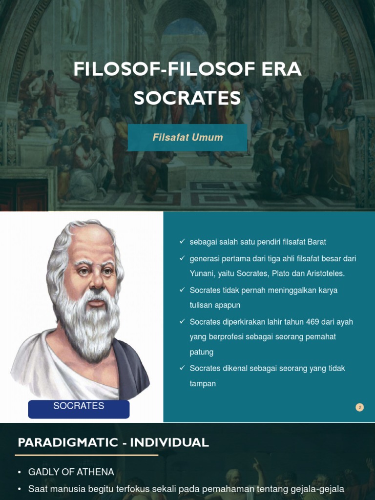 Filosof Era Socrates | PDF
