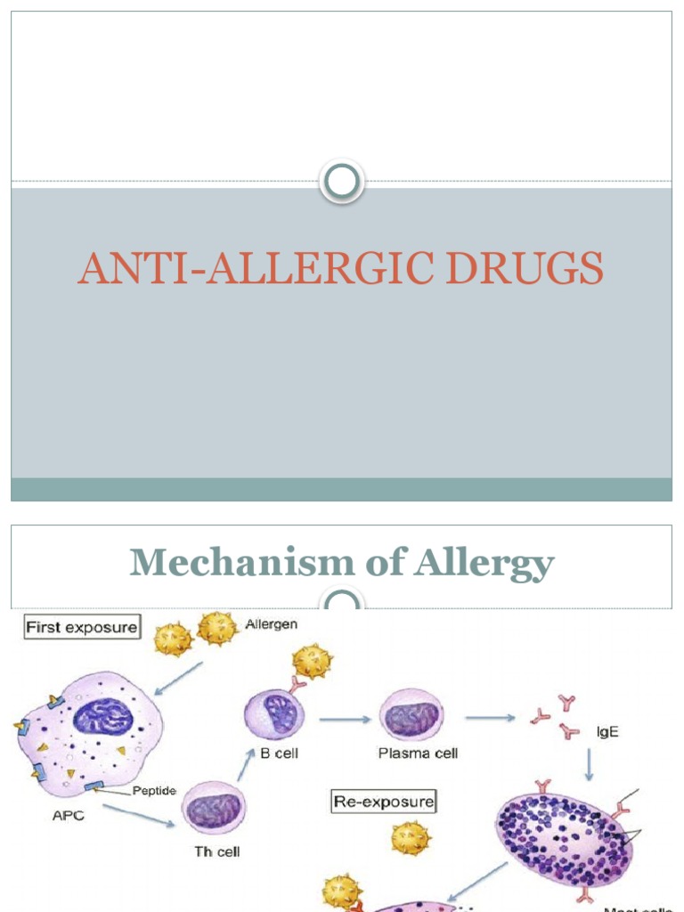 Anti Allergic Drugs | PDF | Allergy | Medical Specialties