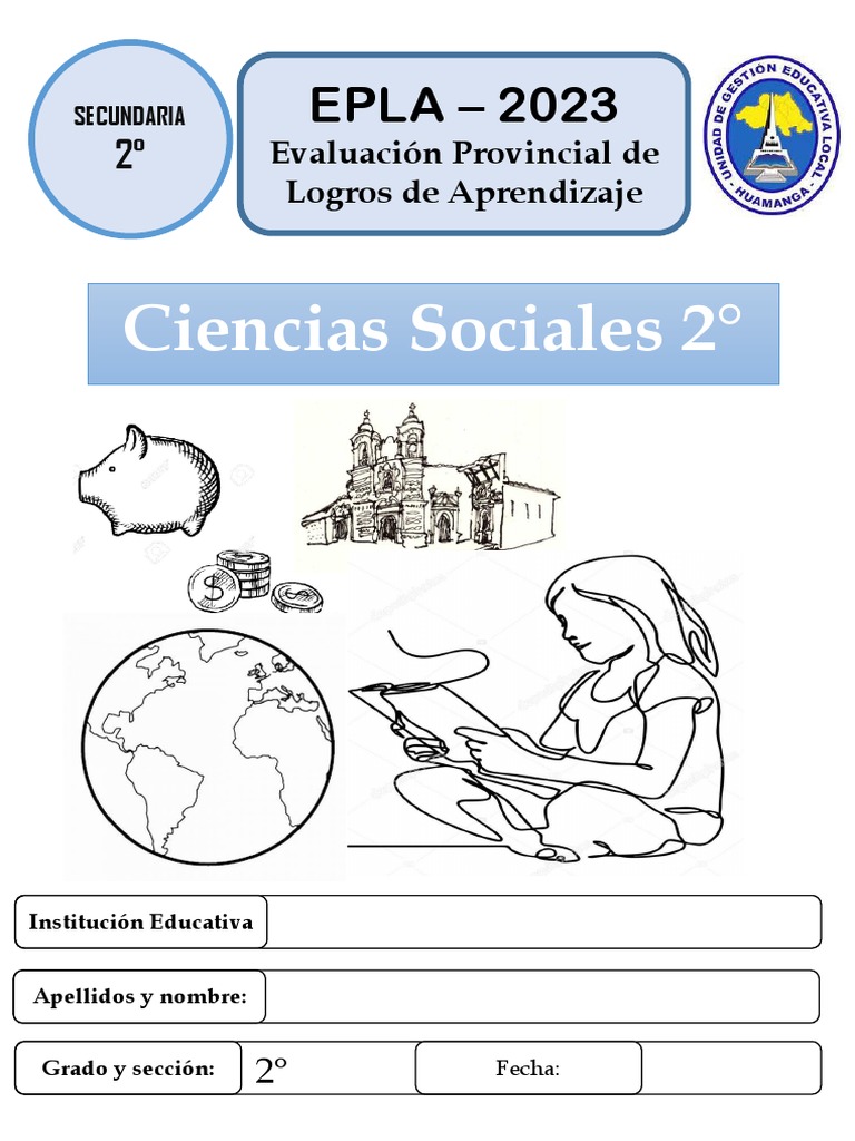 Prueba Epla 2023 CC - Ss 2do | PDF | Inquisición | Cruzadas