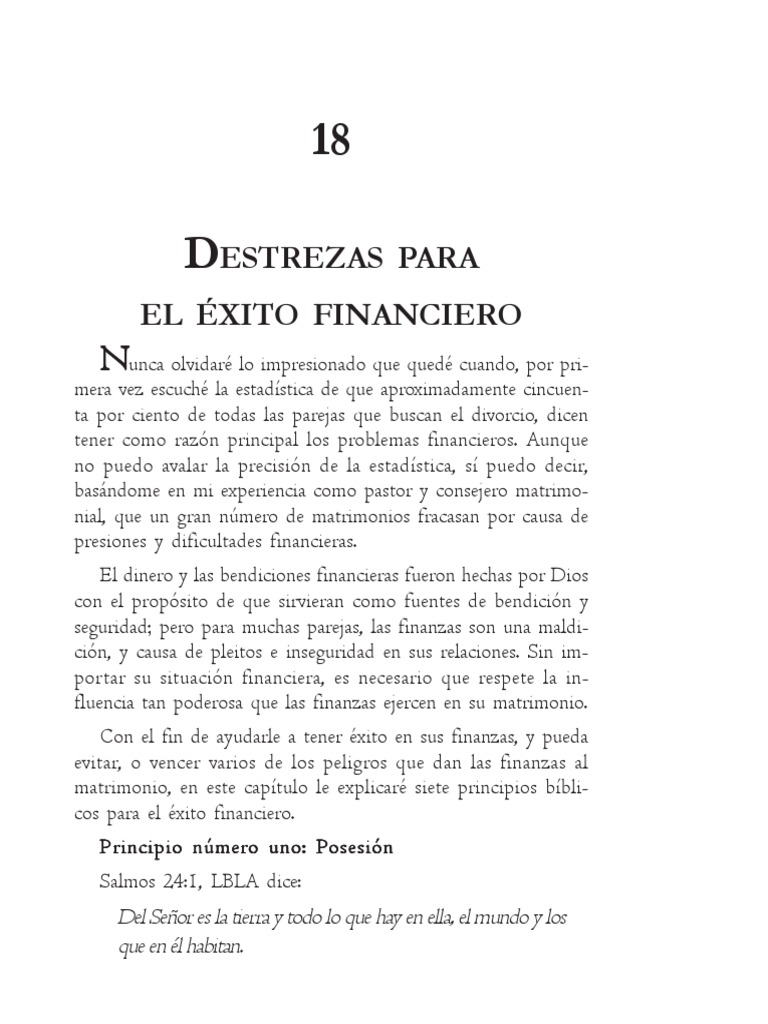 Cap 18 MSLR | PDF | Presupuesto | Diezmo