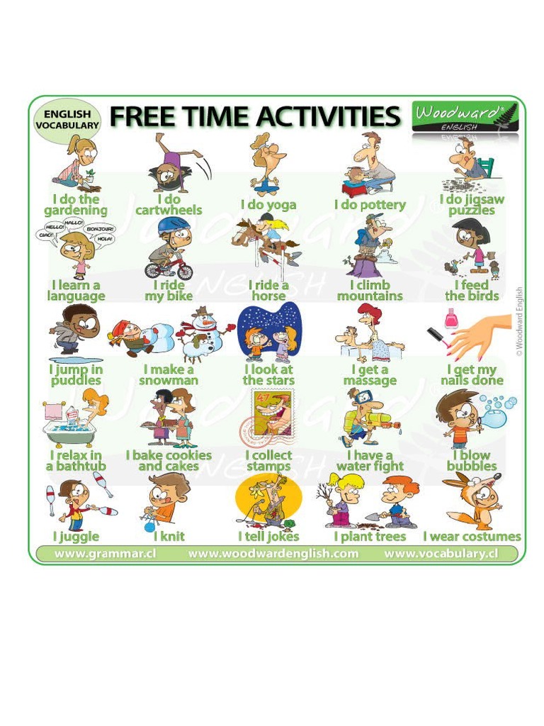 Free Time Activities | PDF