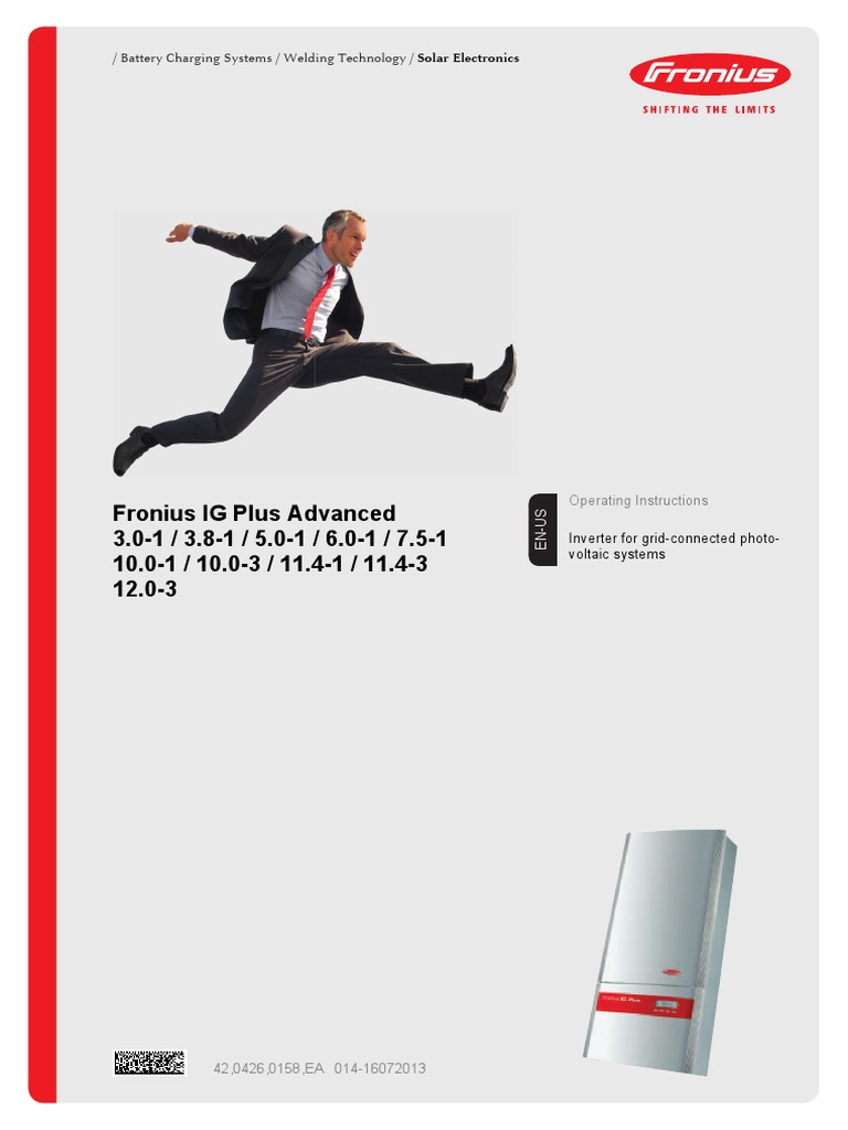 Fronius IG Plus A 3 - 5 - 7 - 5 Manual | PDF
