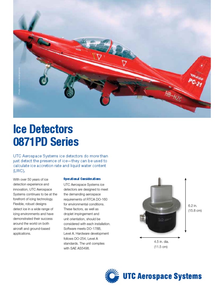 Ice Detector Model 0871PD | PDF | Sensor | Ice
