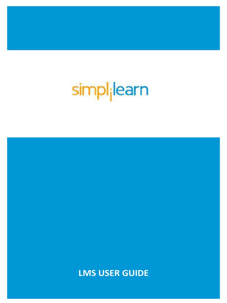Simplilearn LMS Userguide | PDF