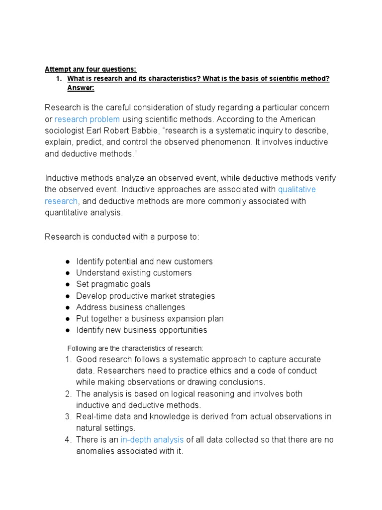 Key Elements of Research and Design | PDF | Scientific Method | Methodology