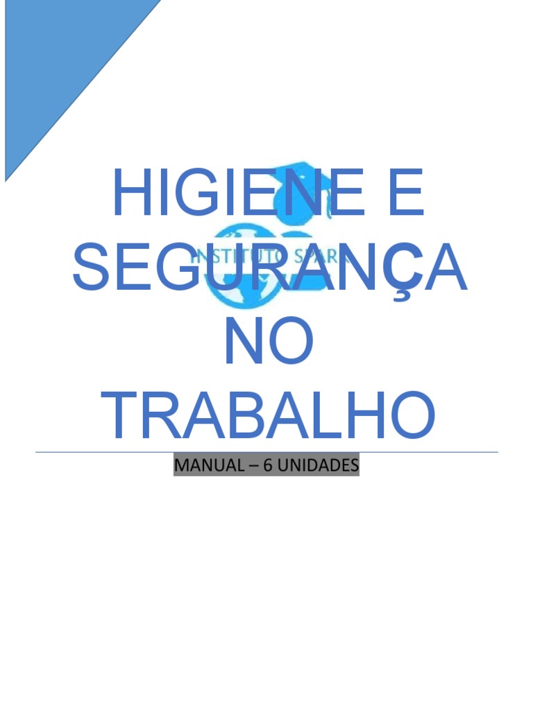Higiene e Seguranca No Trabalho - Manual | PDF