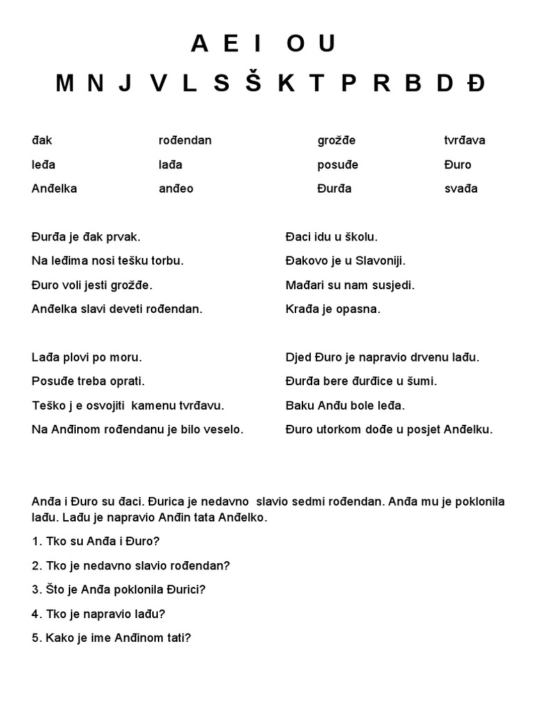 Citanje Do ZZ - MiTZika | PDF