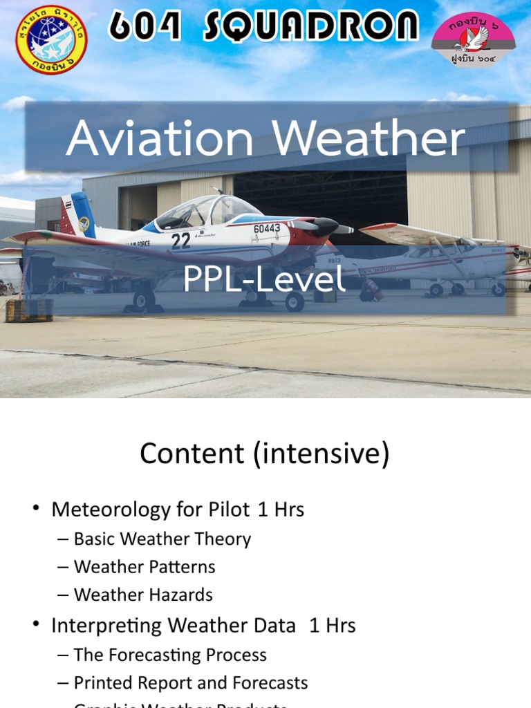 Chapter 6 Aviation Weather | PDF
