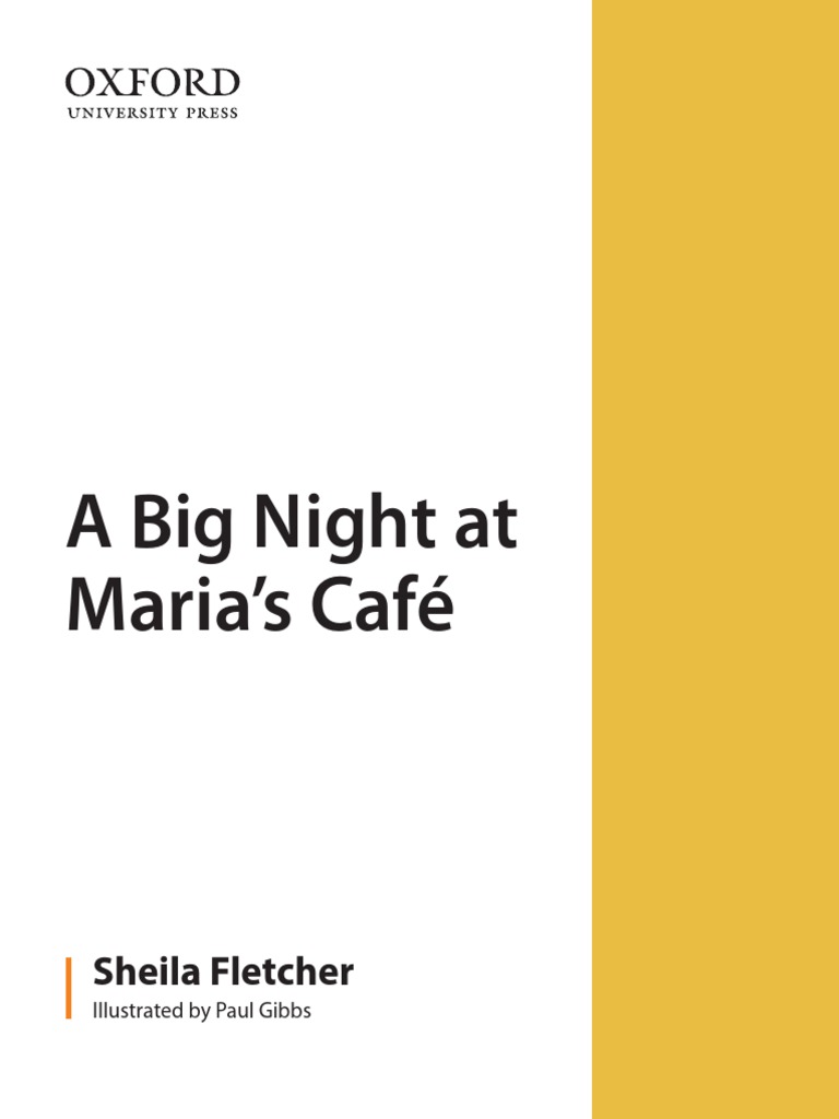 OPD - RL - A Big Night at Marias Cafe | PDF