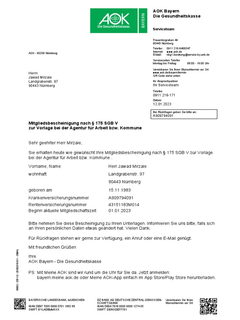 Jawad Mirzaie AOK | PDF