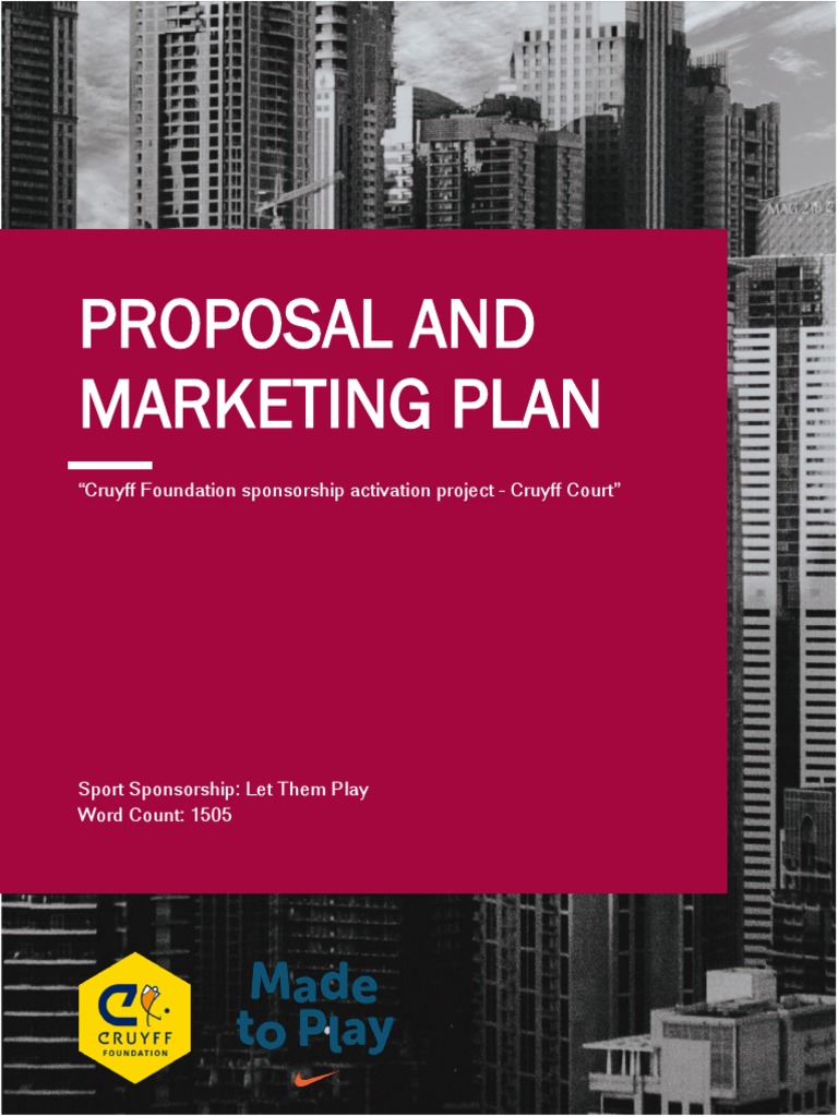 Sponsorship Activation - Proposal and Marketing Plan | PDF | Fc ...