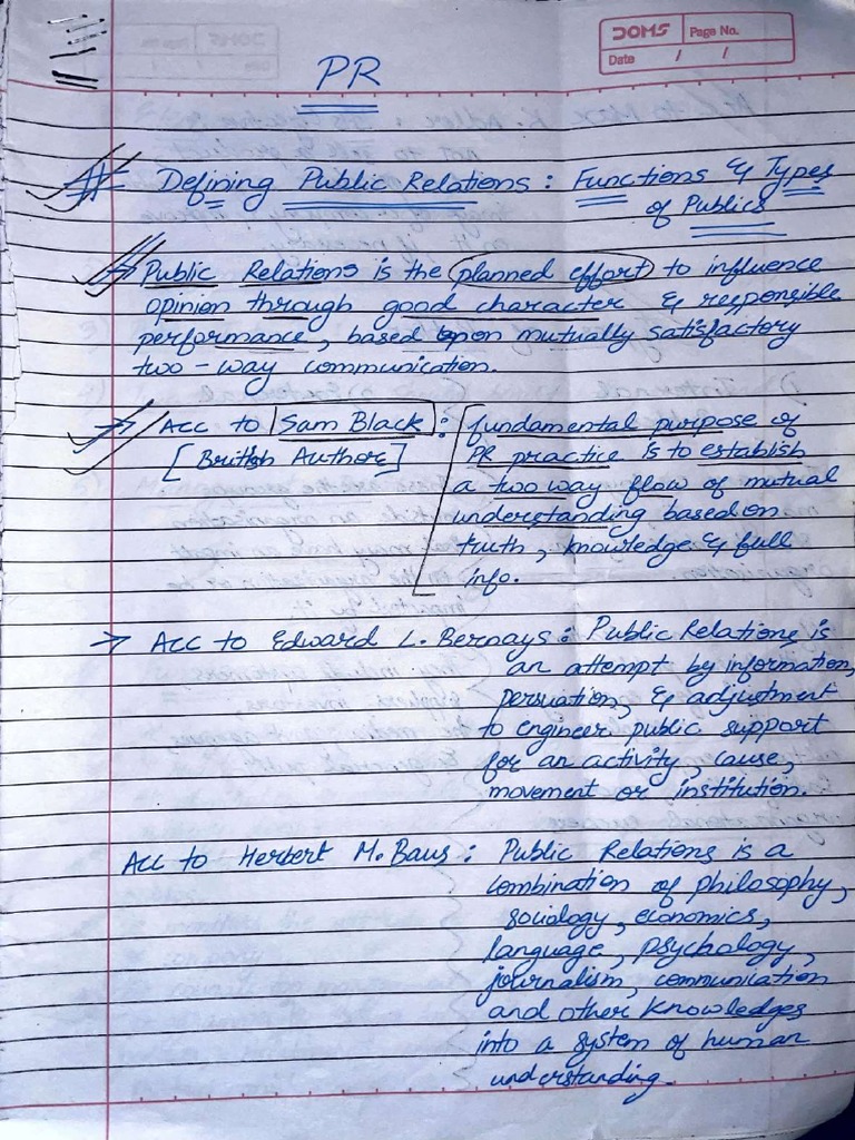 PR Notes Sem 4 - Compressed | PDF