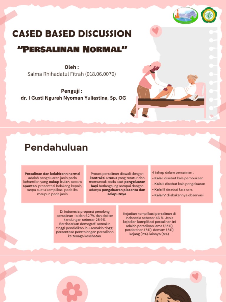 Proses dan Tahapan Persalinan Normal | PDF