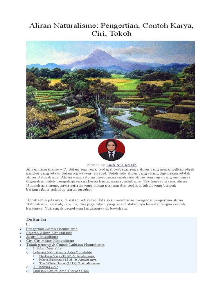 Aliran Naturalisme | PDF | Seni