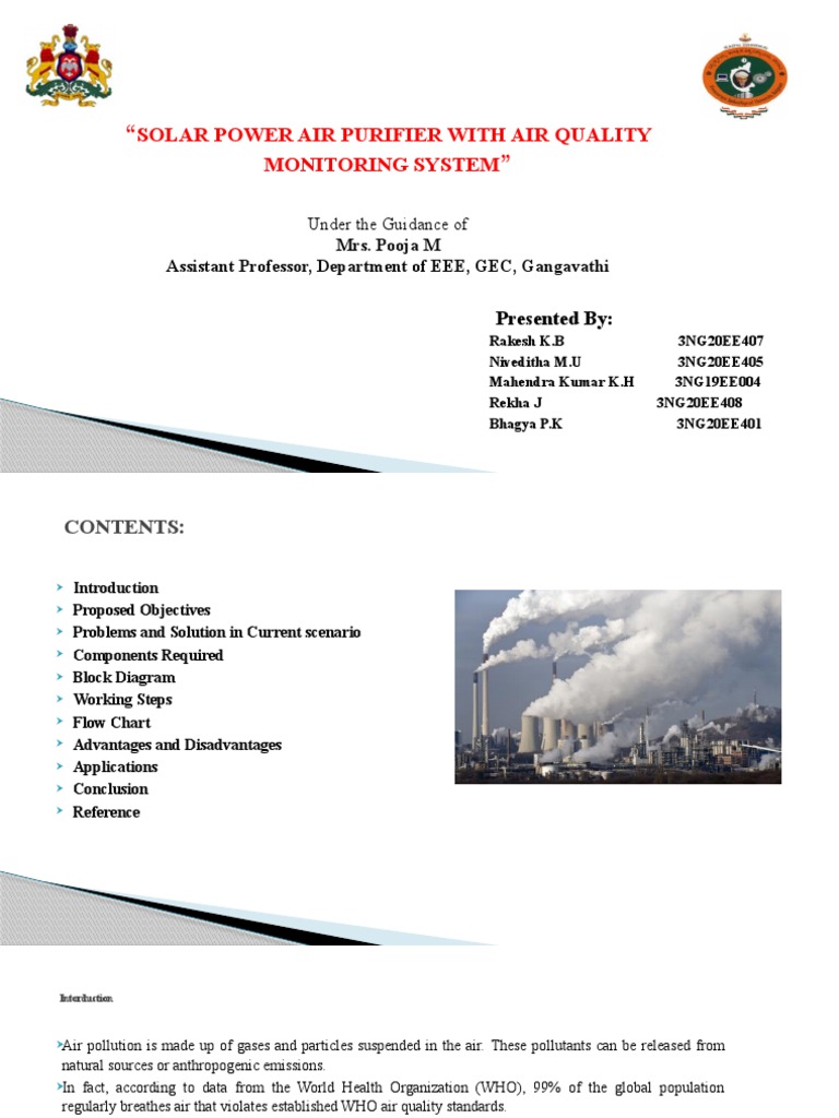Air Purifier Ppt[1] | PDF