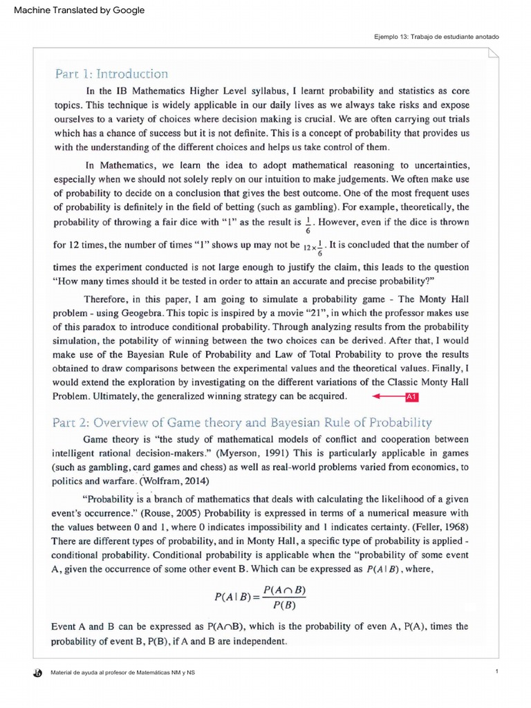 Monty Hall Problem - Ia Sample | PDF