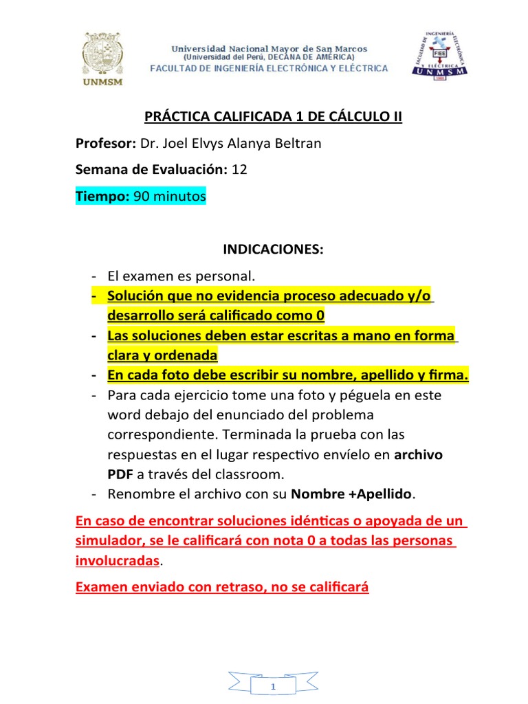 Pc2 Calculo II | PDF