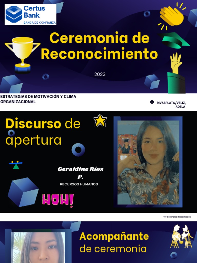 Ceremonia de Reconocimiento | PDF Ceremonia de Reconocimiento | PDF
