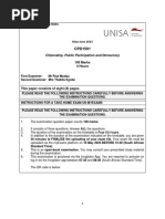 Unisa Declaration Form | PDF